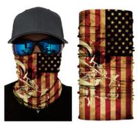 China Black Neck Half Face Bandana Bicycle Anti Dust Summer Sun Proof 35g Polyester Microfiber for sale