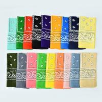 China 100 Cotton Classic Paisley Bandana Square Fabric Printed Multi Purpose Headwear 54cm for sale