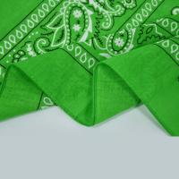 China 100 Cotton Classic Paisley Bandana Square Fabric Printed Multi Purpose Headwear 54cm for sale
