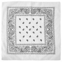 China 100 Cotton Classic Paisley Bandana Square Fabric Printed Multi Purpose Headwear 54cm for sale