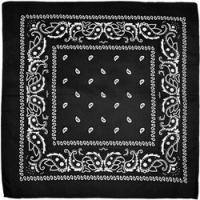 China Custom Logo Polyester Square Bandana 54cm Paisley Headwear Scarf for Outdoor Activities for sale