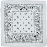 China Custom Logo Polyester Square Bandana 54cm Paisley Headwear Scarf for Outdoor Activities for sale
