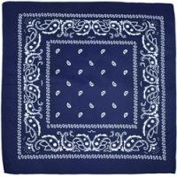 China Custom Logo Polyester Square Bandana 54cm Paisley Headwear Scarf for Outdoor Activities for sale