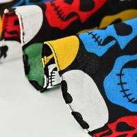 China 100% Cotton Square Bandana 54x54cm Multifunctional Skull Scarf for Casual Outdoor Use for sale