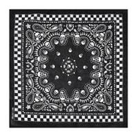 China 100% Cotton Square Bandana 54x54cm Multifunctional Skull Scarf for Casual Outdoor Use for sale