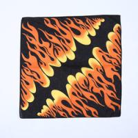 China 100% Cotton Square Bandana 54x54cm Multifunctional Skull Scarf for Casual Outdoor Use for sale