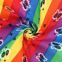 China 100 Cotton Square Bandana Scarf 54x54cm Custom Design Print Headwear for sale