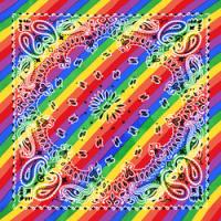 China 100 Cotton Square Bandana Scarf 54x54cm Custom Design Print Headwear for sale