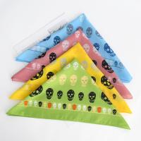 China Polyester Skull Cap Bandana 53x53cm Outdoor Cycling Sports Headscarf Square Custom Logo for sale