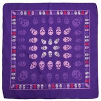 China Polyester Skull Cap Bandana 53x53cm Outdoor Cycling Sports Headscarf Square Custom Logo for sale