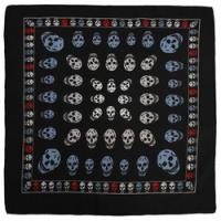 China Polyester Skull Cap Bandana 53x53cm Outdoor Cycling Sports Headscarf Square Custom Logo for sale
