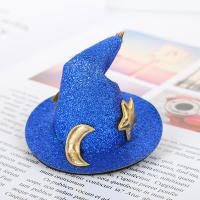China Kids Halloween Hat Hairpin Sequins Hair Clips Costume Bonnet Hair Accessories 2 Pack for sale