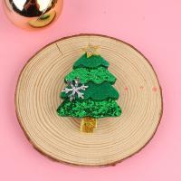 China Christmas Girls Hair Accessories Set 6Pcs Hair Clips Bows Hairpin for Children Adults Holiday Party for sale