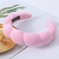 China Thickened Sponge Terry Cloth Spa Headband for Women Makeup Yoga Washing Face 2 Pack for sale