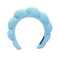 China Thickened Sponge Terry Cloth Spa Headband for Women Makeup Yoga Washing Face 2 Pack for sale