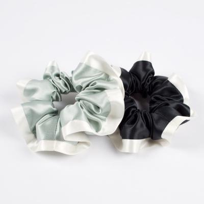 China 100% Pure Mulberry Silk Hair Scrunchies for Women 6 Pack Soft Elastic No Crease for sale