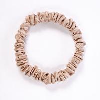 China 100% Mulberry Silk Hair Scrunchies for Women Girls Skinny Small Ponytail No Damage Breakage for sale