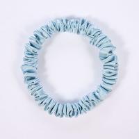 China 100% Mulberry Silk Hair Scrunchies for Women Girls Skinny Small Ponytail No Damage Breakage for sale