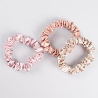 China 100% Mulberry Silk Scrunchies for Hair 6 Pack Ties Prevent Breakage Curly Hair for sale