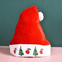 China Red Santa Claus Christmas Hat Unisex Fancy Dress Costume One Size Fits Most for Holiday Party for sale