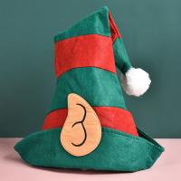 China Red Santa Claus Christmas Hat Unisex Fancy Dress Costume One Size Fits Most for Holiday Party for sale