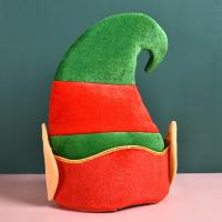 China Red Santa Claus Christmas Hat Unisex Fancy Dress Costume One Size Fits Most for Holiday Party for sale