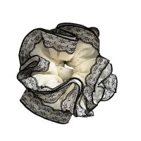 China Organza Lace Hair Scrunchies One Size Women Girls Hair Ties Elastic Hair Bands for sale
