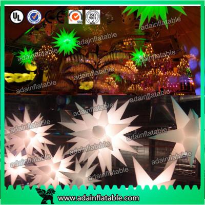 China 2m Green/White Event Infatable Decoration LED lighting Star For Club for sale