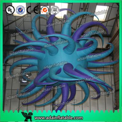 China 3M LED Lighting Inflatable Bend Star Giant Tentacle Star Event Decoration for sale