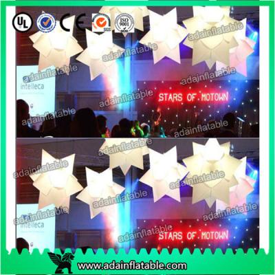 China 1M Wedding Decoration Inflatable Star White Star For Event Hanging Decoration for sale