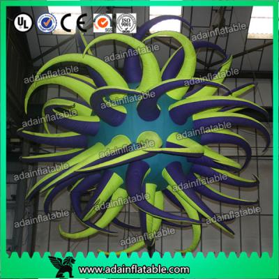 China Beautiful Led Inflatable Bend Star Oxford Cloth Lucky Star For Stage Lighting for sale