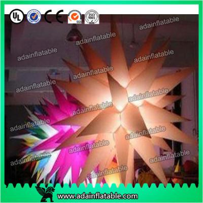 China Color Customed LED Lighting Inflatable Stars For Parties Decoration for sale