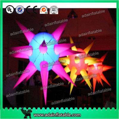 China 1m 2m 3m Customized Party Decoration Inflatable Event Star For Hanging for sale