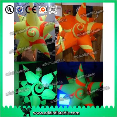 China Party Inflatable Star with Changable Light for Event Decoration for sale