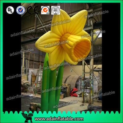China 3M Custmized Event Inflatable Flower Pillar Flower Tree Decoration for sale