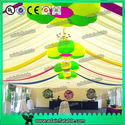 China Wedding Party Decoration Hanging Inflatable Flower/Lighting Inflatable Decoration for sale