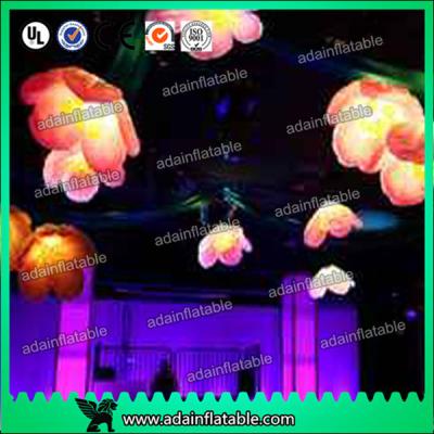 China Best Selling LED Hanging Inflatable Flower For Wedding Event Party Banquet Decoration for sale