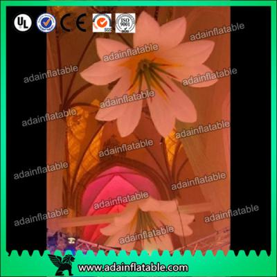 China 1.5M Wedding Hanging Lighting Decoration White Inflatable Flower for sale