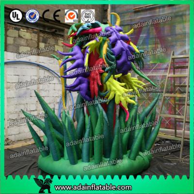 China 4M Holiday Event Decoration Infltable Flower Customized For Outdoor for sale