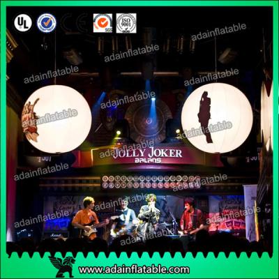 China Customized Stage Hanging Decoration Inflatable Balloon Ball With LED Light for sale