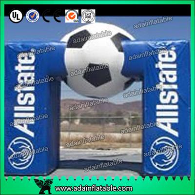 China Sports Advertising Inflatable Arch Football Replica for sale