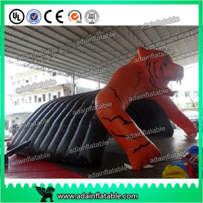 China Inflatable Tiger Tunnel For Sports Event Decoration Entrance for sale
