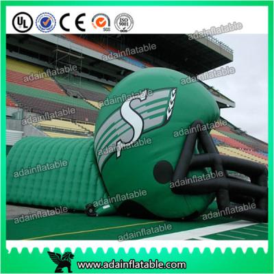 China Inflatable Helmet Tunnel For Football Sports for sale