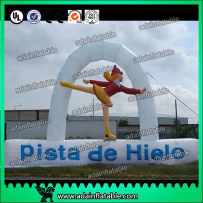 China Skating Event Advertising Inflatable Arch With Player for sale