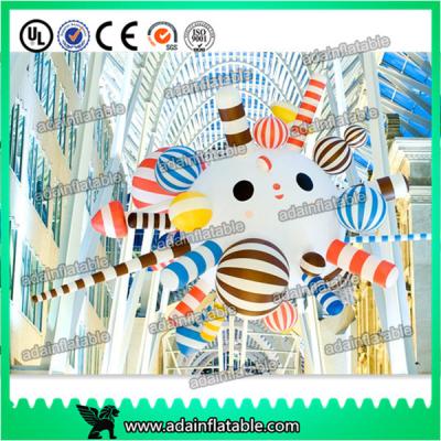 China Christmas Event Hanging Decoration Inflatable Candy Cartoon,Club Christmas Decor for sale