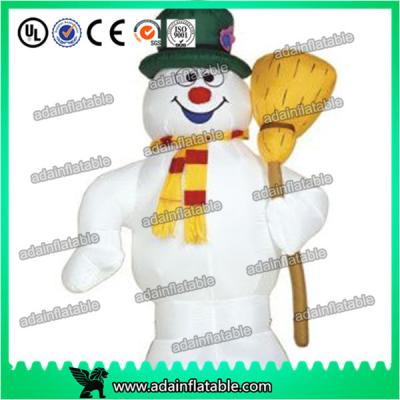 China Christmas Advertising Inflatable Snowman Mascot Cartoon For Event Decor for sale
