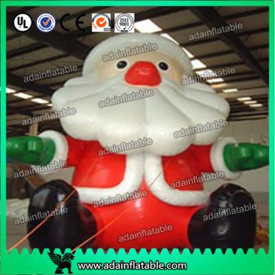 China Shopping Mall Christmas Event Decoration Inflatable Santa Claus Cartoon for sale