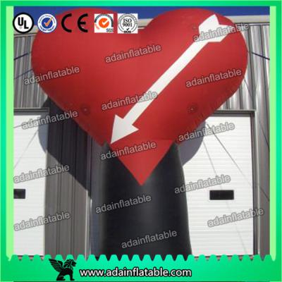 China Event Advertising Inflatable Heart Model With Arrow,Promotion Inflatable Heart for sale