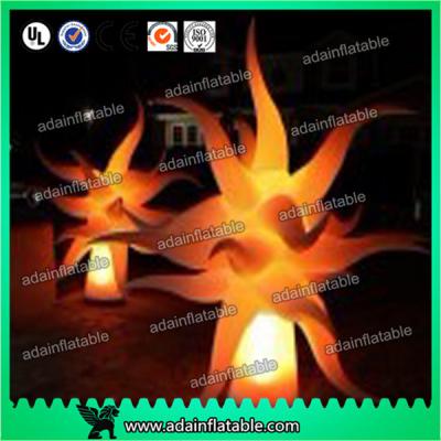 China Event Decoration Lighting Inflatable Flame Model,Inflatable Pillar With LED Light for sale