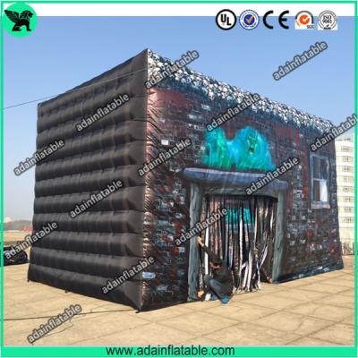 China Black Giant Big Event Inflatable Tent , Amazing Advertising Tent For Customzied for sale